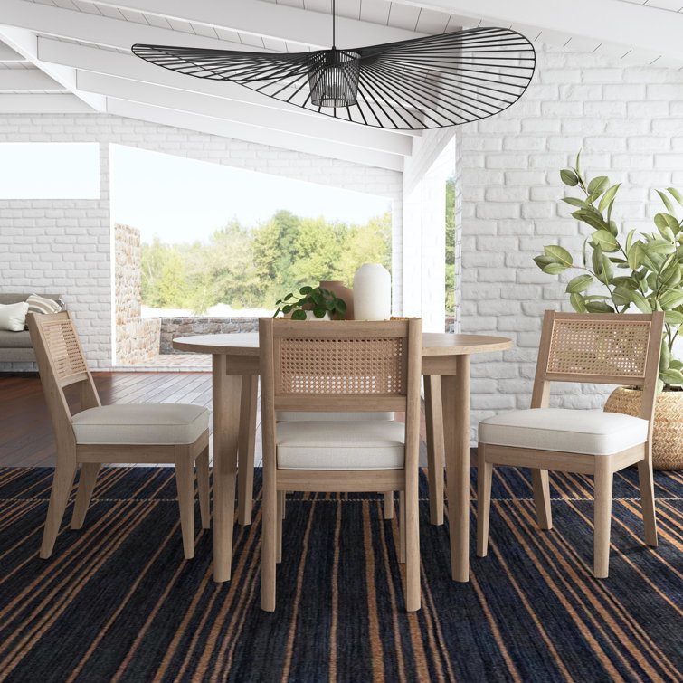 Beachcrest Home Landeros 5 Piece Round Dining Set & Reviews | Wayfair